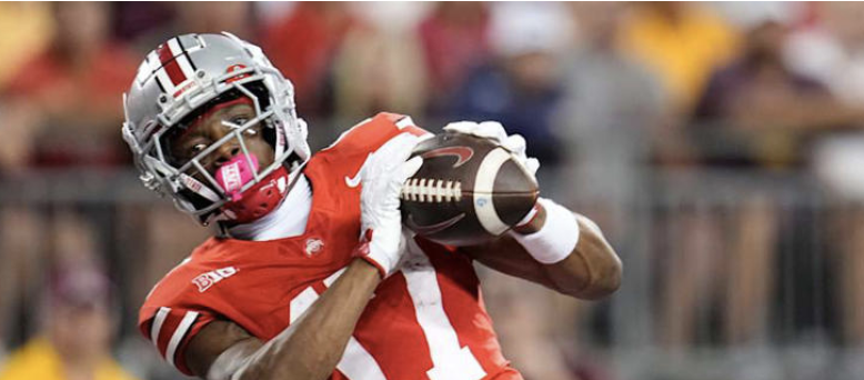Indiana vs. Ohio State Total Receiving Yards Prop Bet: Carnell Tate ...